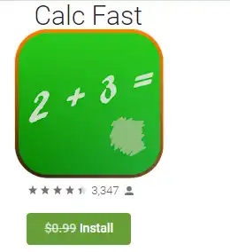 Calc Fast -Math Game For Android Devices Available for Free