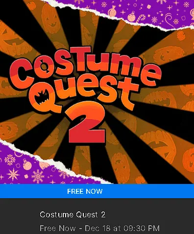 Costume Quest 2 RPG Game free for next 24 Hrs [Value $14.99]