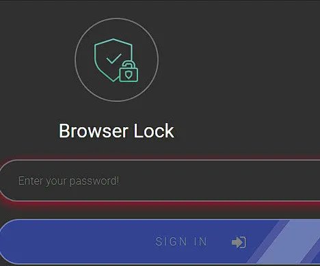Browser Lock: Secure your browser with a password [Chrome]
