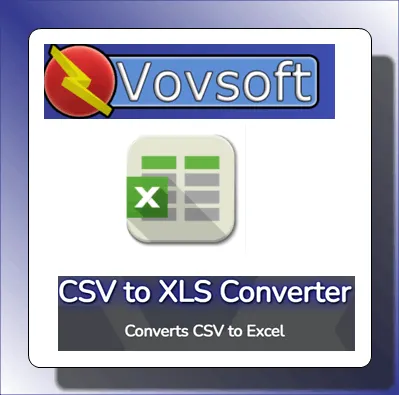 Vovsoft CSV to XLS Converter License Giveaway