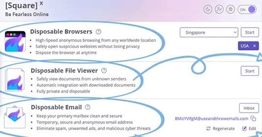 SquareX- Ultimate Browser Extension for Safe Browsing